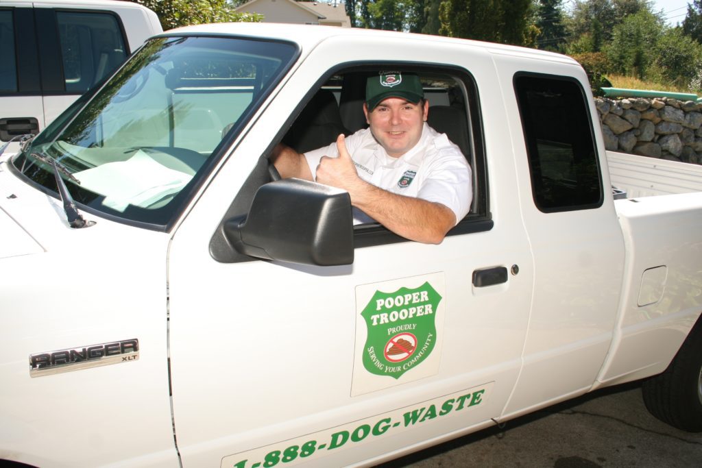 Bill in Ranger thumbs up - Pooper Trooper